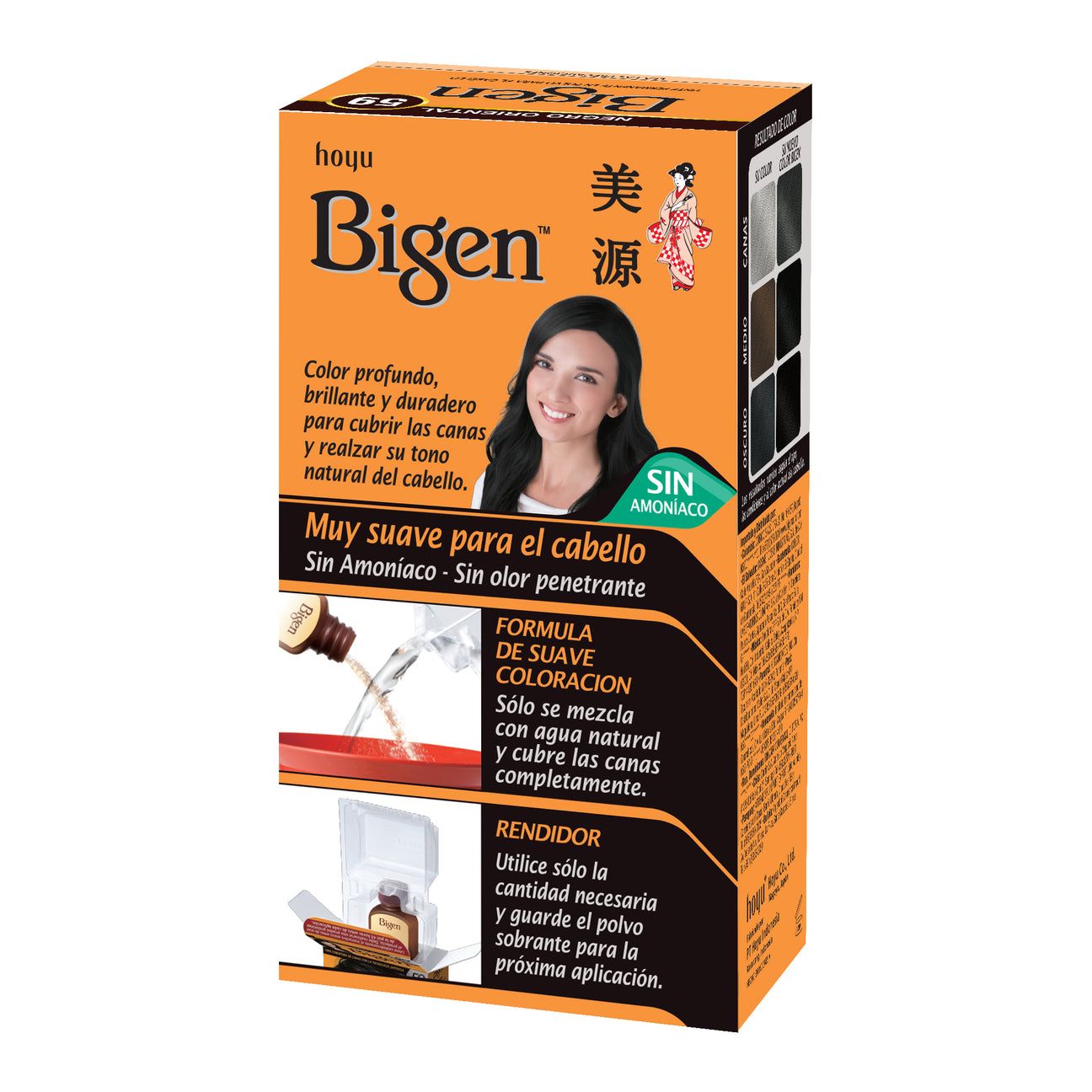 Tinte Negro Oriental #59 Bigen® – Aqua Beauty Store