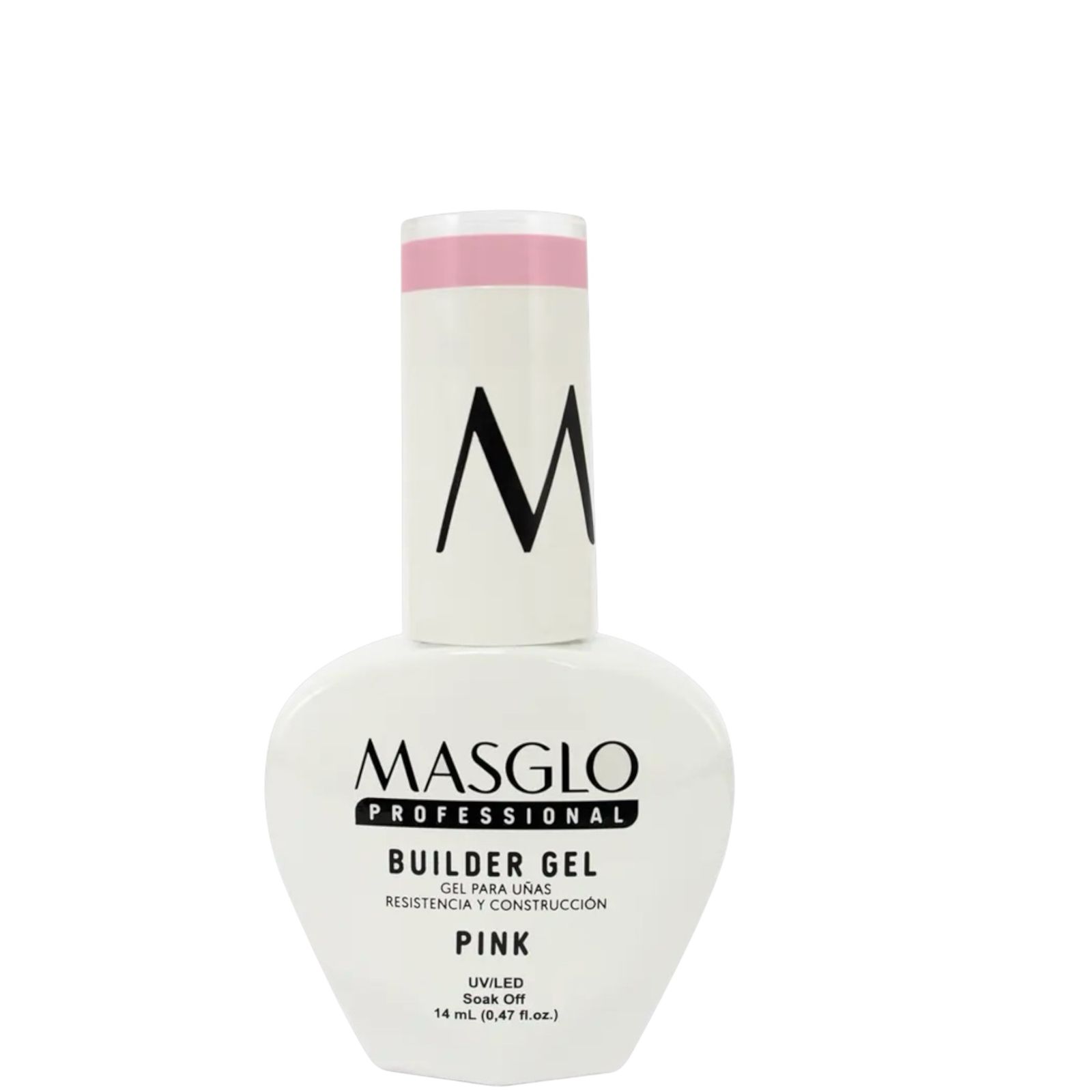 Esmalte Gel Polish Builder Gel Pink Uv/Led Masglo® 14 Ml – Aqua Beauty ...